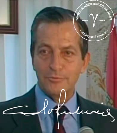 Firma de Adolfo Suárez - Aprende Grafología